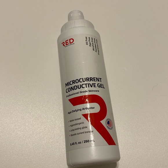Red | Skincare | Red Microcurrent Conductive Gel For Skincare Contour ...